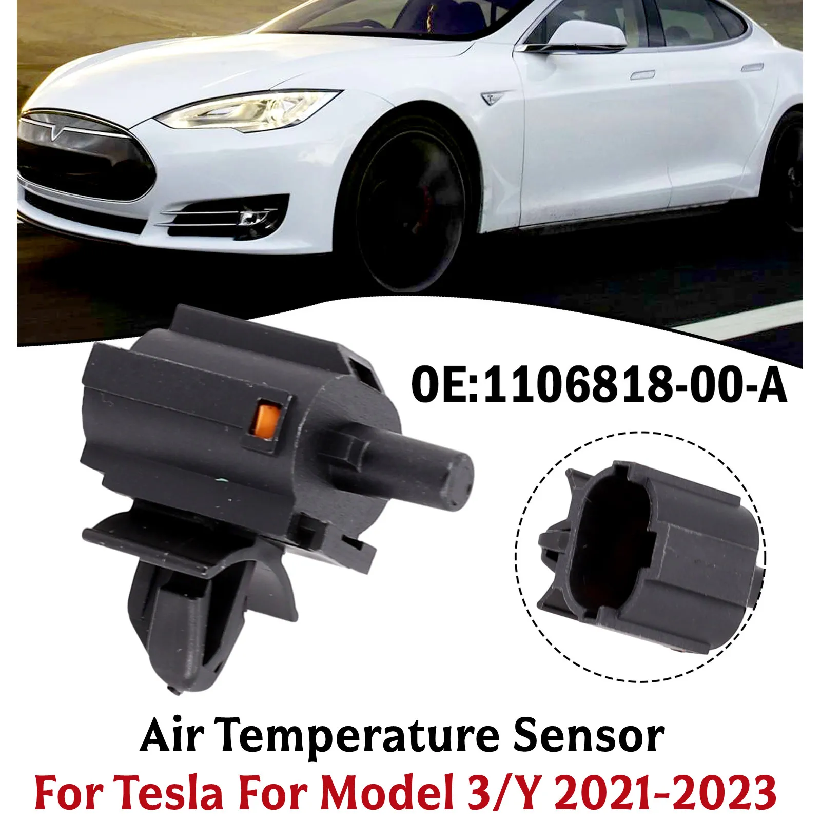 Temperature Sensor Air Temperature Sensor For Tesla Model 3/Y 2021-2023 ...