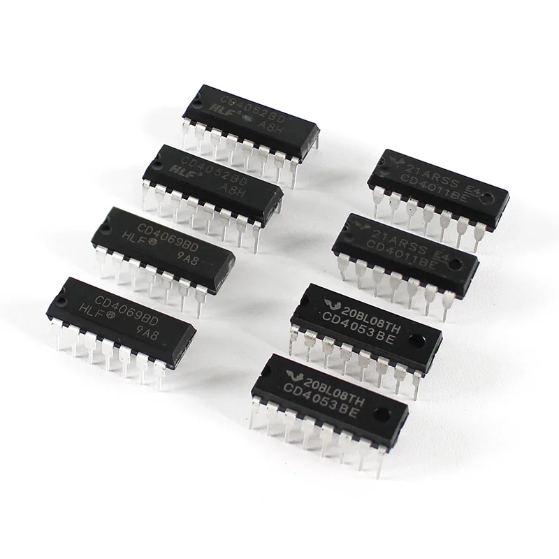 40pcs/Lot Integrated Circuit Logic IC kit CD4011 CD4069 CD4052 CD4053 ...