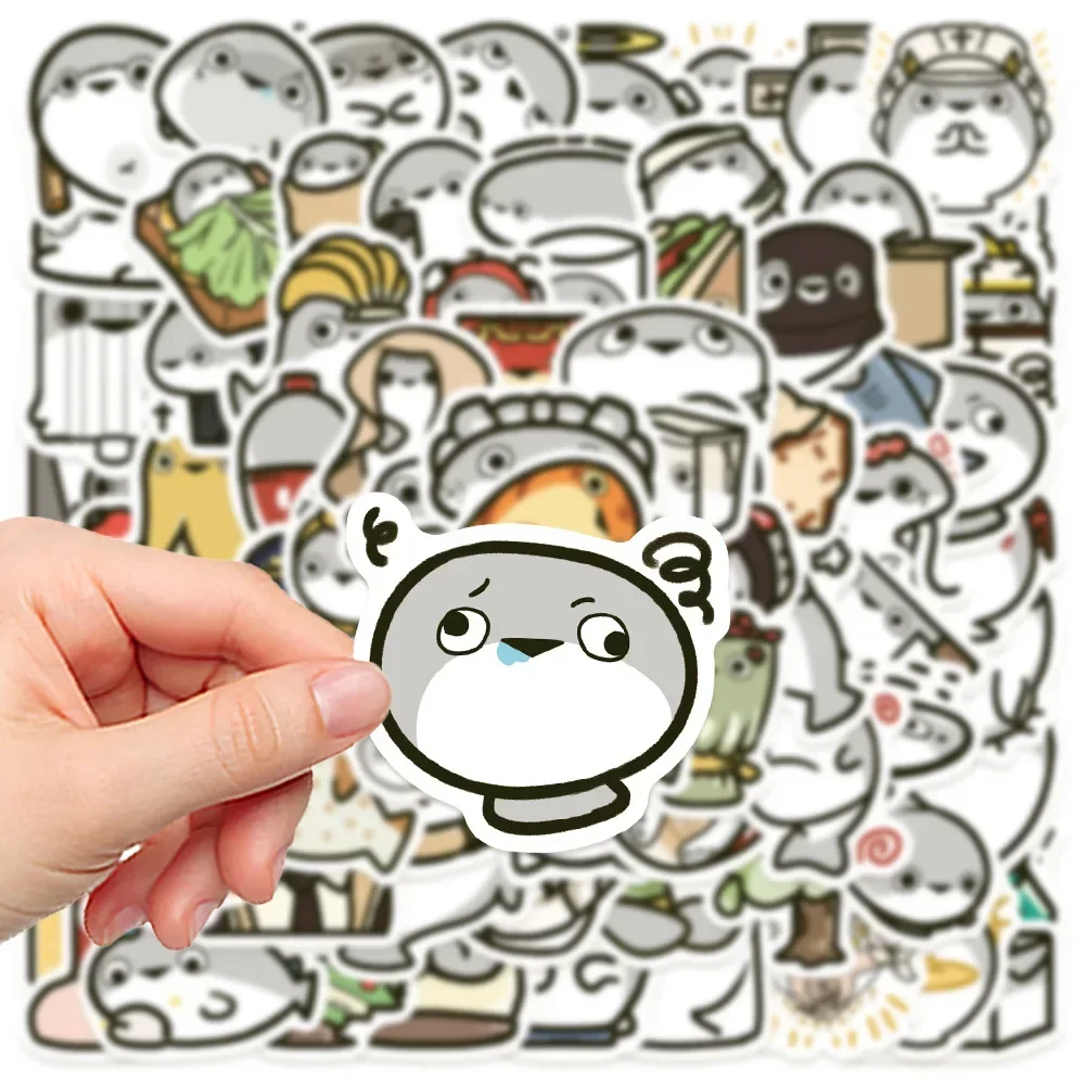 10-80Pc-Cartoon-Fish-Sacabambaspis-Javieri-Sakaban-Turtle-Art-Aesthetic ...