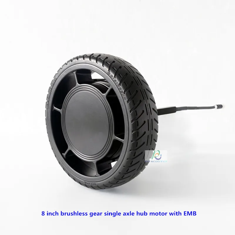 8 Inch Tyre Single Axle Gear Brushless Wheelchair Scooter Hub Motor ...