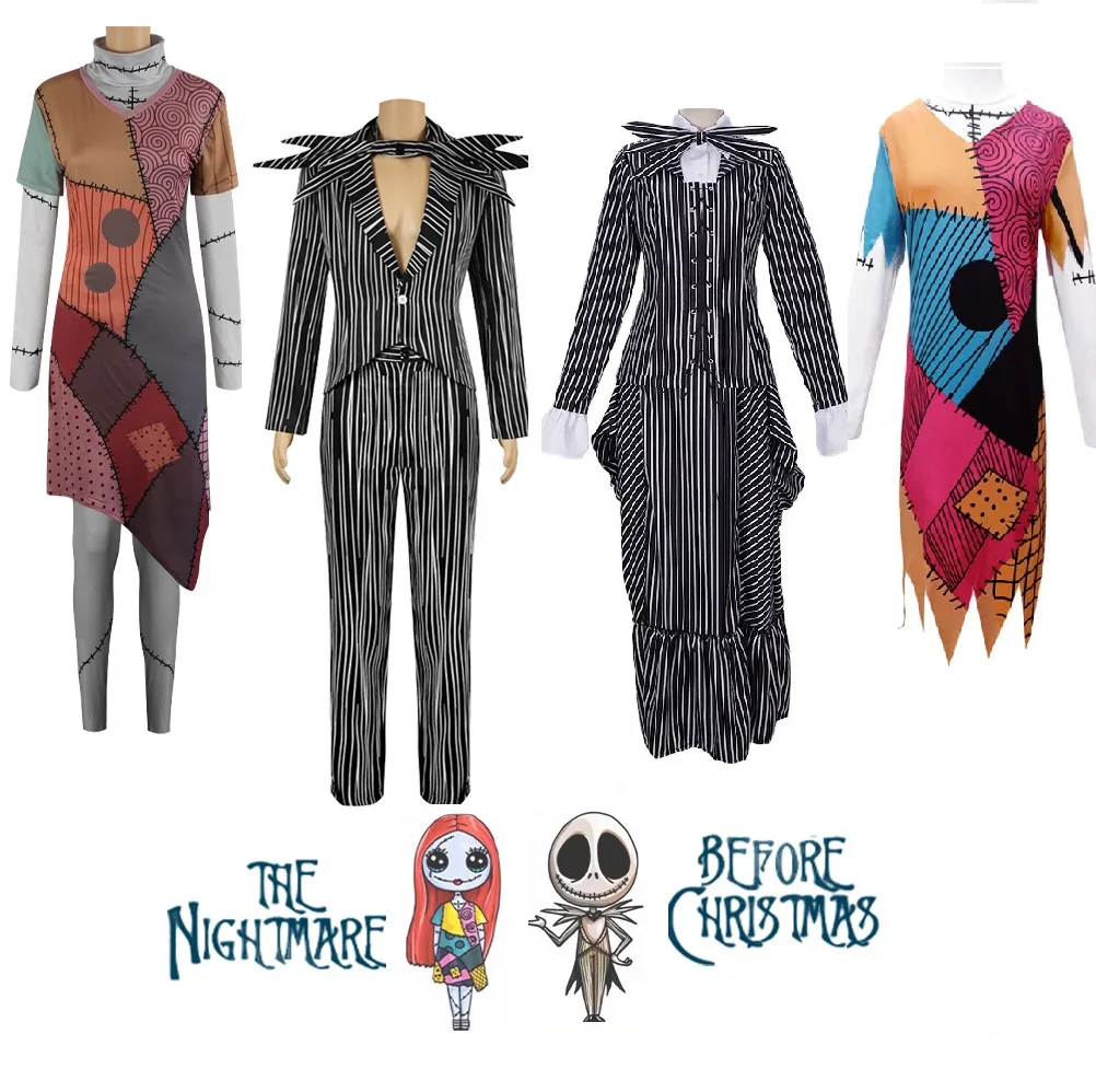 Disfraz De Halloween Sally Para Mujer Traje De Cosplay De Pesadilla