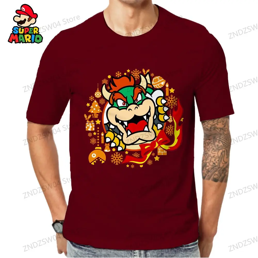 Super Mario 110-6XL 2024 Men's T-shirt Streetwear Parent-child Wear ...