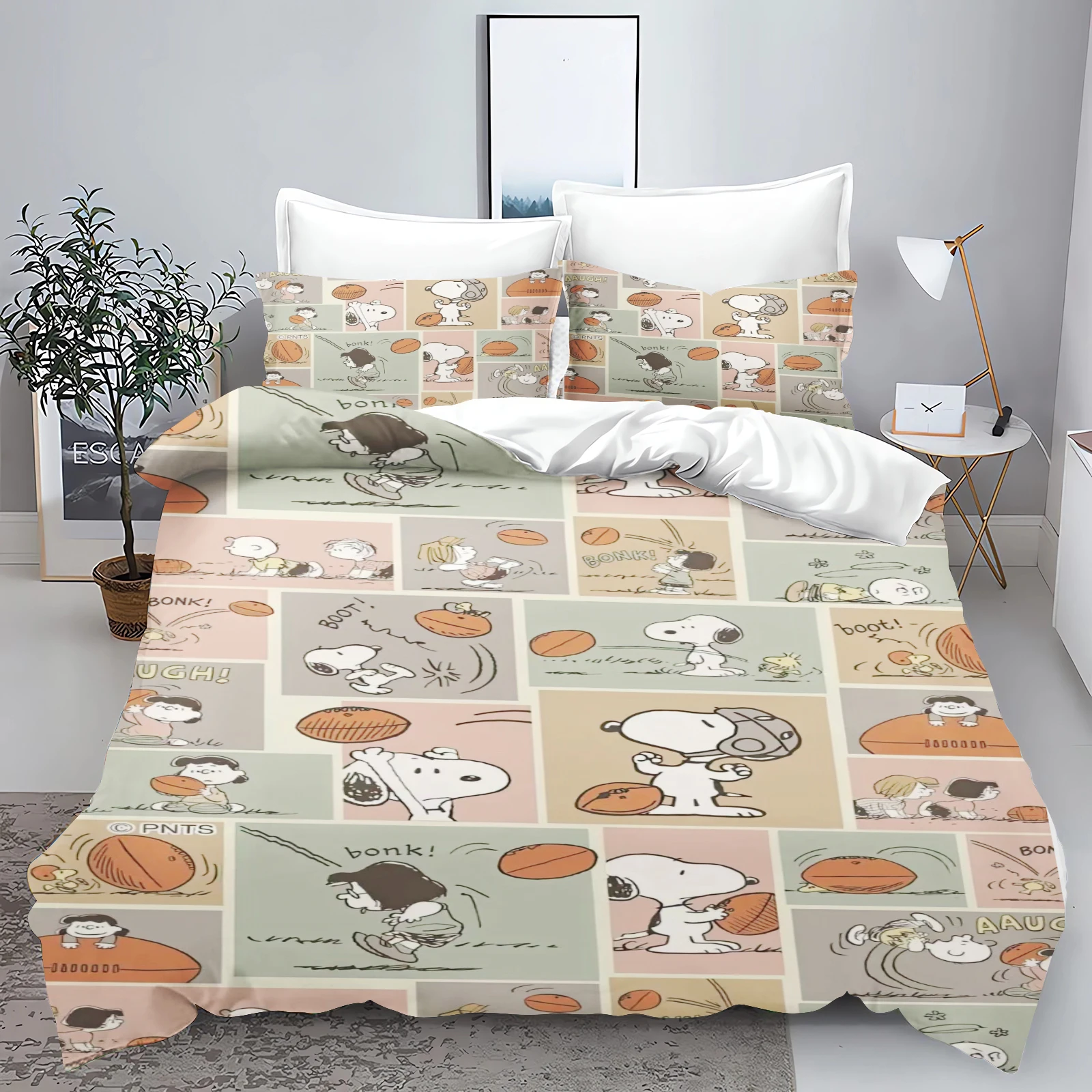 Snoopy-Duvet-Cover-Set-Universal-Suitable-For-Children-And-Adults ...