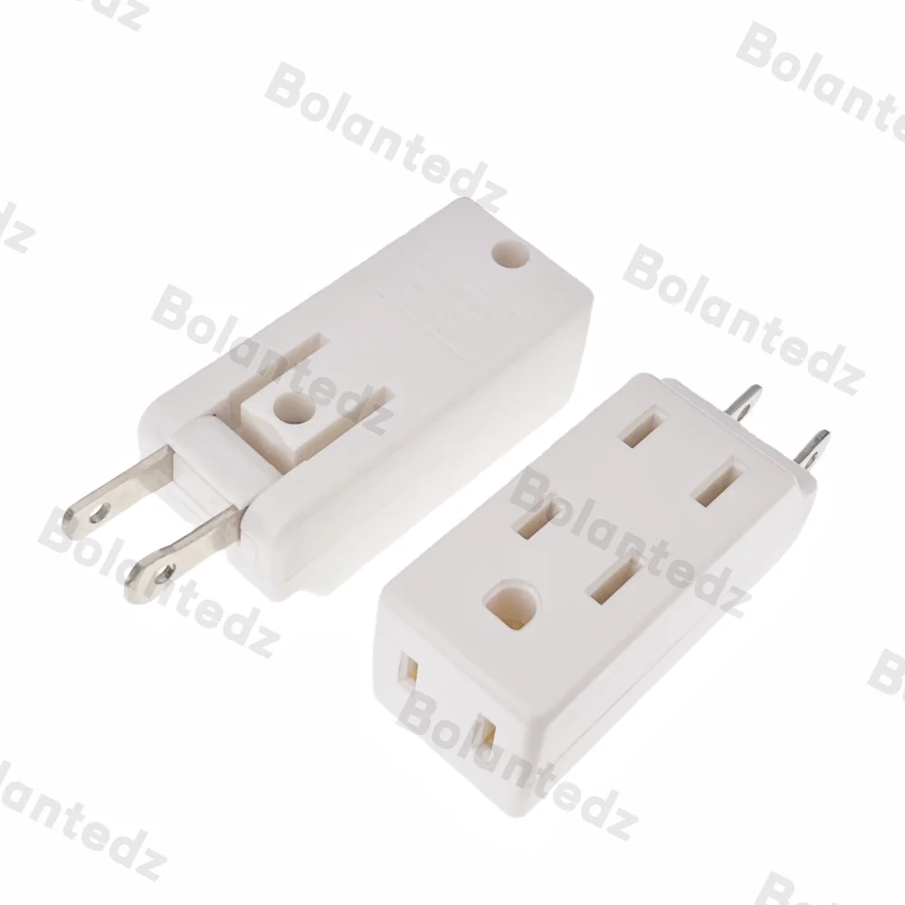 3-in-1-American-Standard-power-plug-adapter-NEMA-1-15P-Male-to-Female ...
