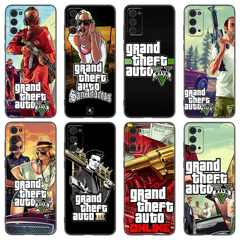 Gta 5 Grand Theft Phone Case For Samsung M30 M31 S M11 M12 M21 M22 M23 ...