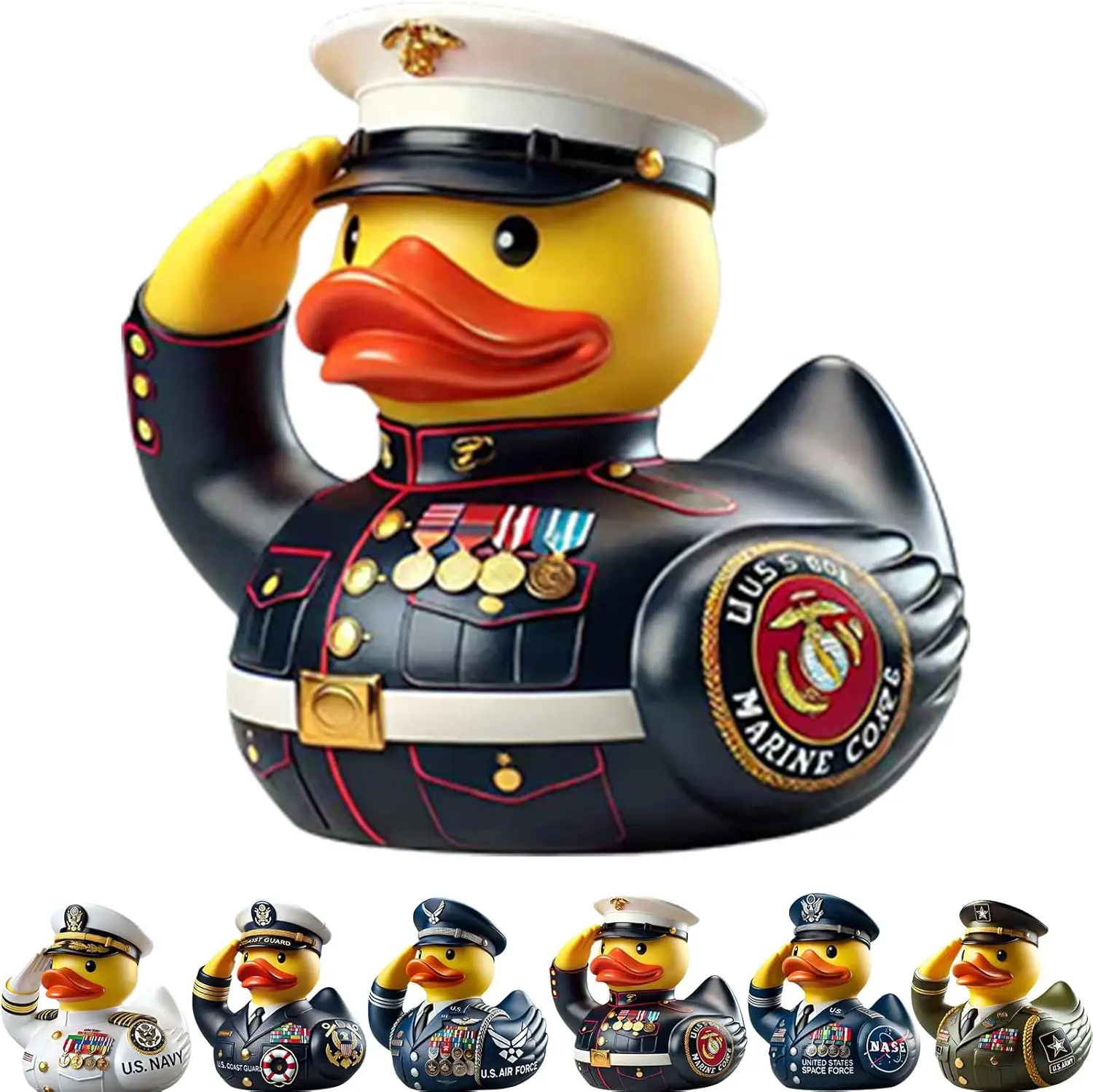 Military Rubber Ducks, Resin Small Rubber Ducks Jeep Ducking, Veterans ...