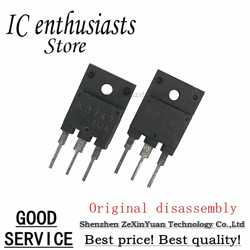 10PCS 2SK3747 K3747 2A 1500V TO 3P 원래 분해| | - AliExpress