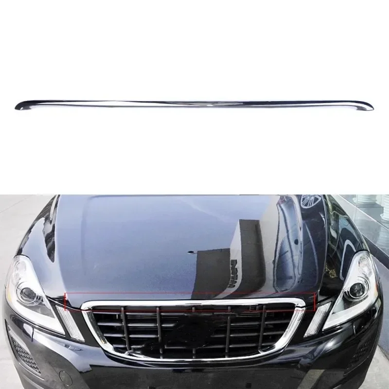 For Volvo XC60 ABS Chrome Front Hood Engine Cover Trim Front Bumper ...