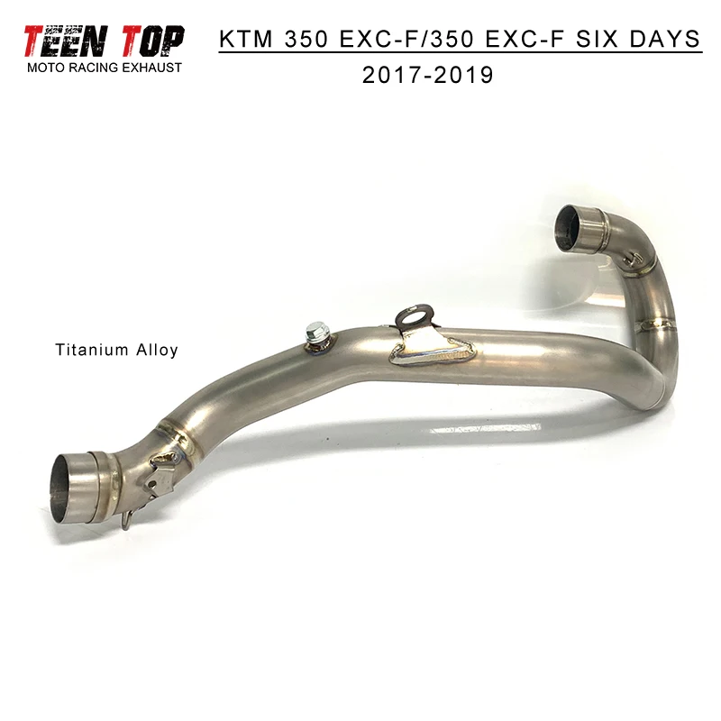 For-KTM-350-EXC-F-350-EXC-F-SIX-DAYS-Exhaust-Pipe-Titanium-2017-2019 ...