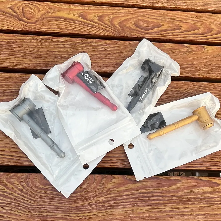 Aluminium Metall Sunff Sniffer Snorter Schlauch Stroh Nasen rauch ...