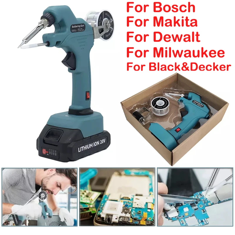 Portable-Solder-Gun-Fast-Welding-Tools-Cordless-Soldering-Iron-Gun-for ...