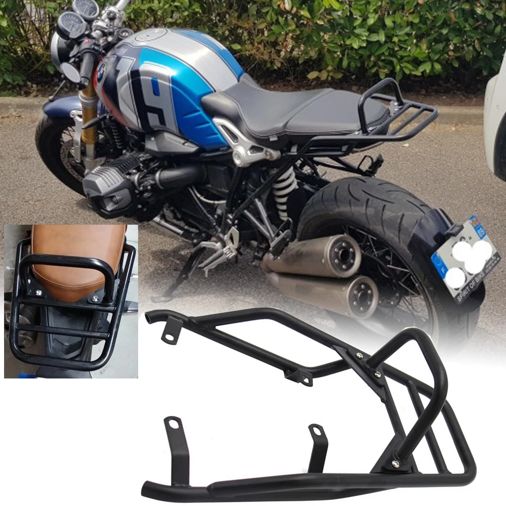 Motorcycle-Accessories-Luggage-Rack-Rear-Carrier-Seat-Handle-Grip-For ...
