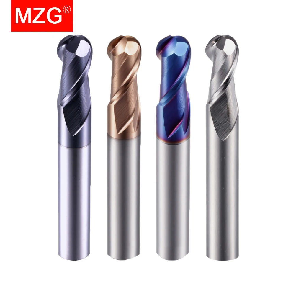 MZG-Ball-End-Mill-2-Flute-HRC45-HRC55-HRC65-Nano-Coating-Hard-Steel ...