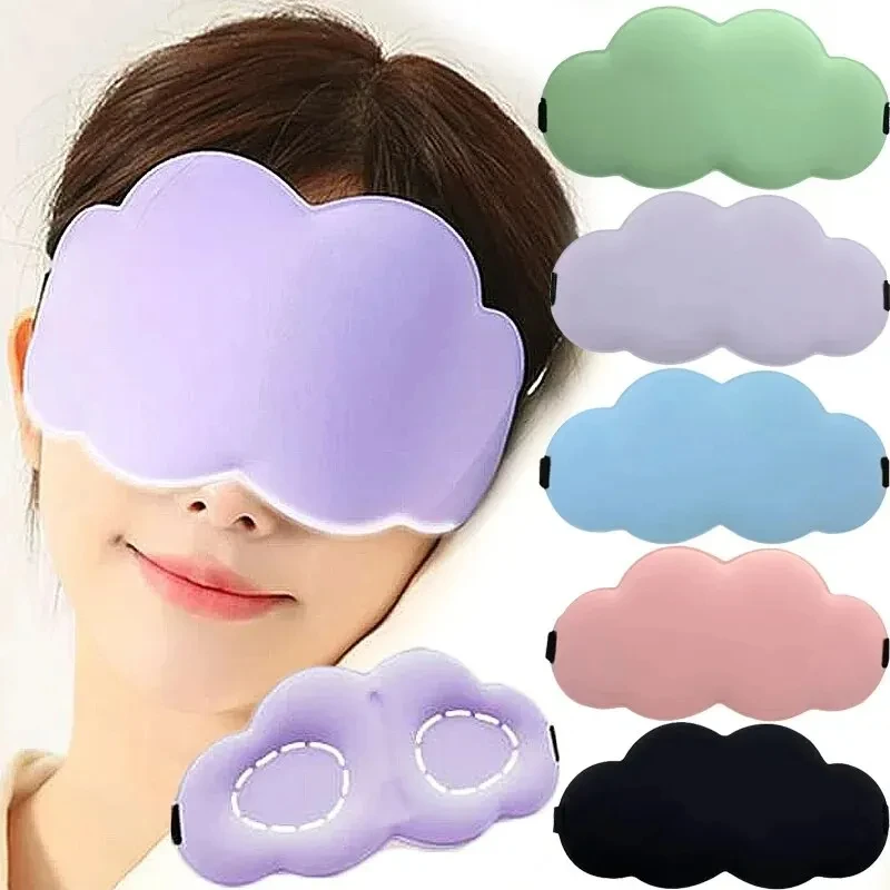 3D-Ice-Silk-Memory-Cotton-Sleep-Eyemask-Portable-For-Travel-Light ...