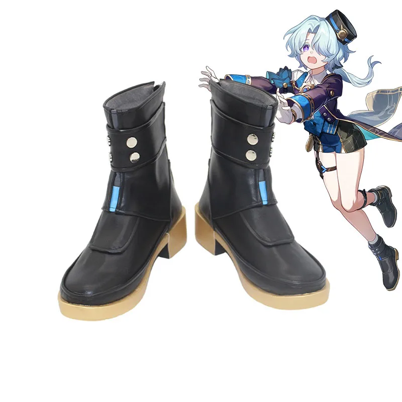 Honkai-Star-Rail-Misha-Game-Cosplay-Shoes-Boot-PU-Leather-Boots-For ...