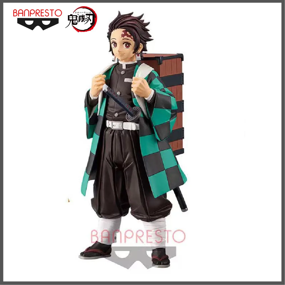 Original Demon Slayer Anime Figures Kamado Tanjirou PVC Toys Bandai ...