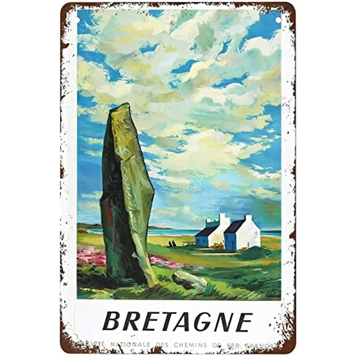 Funny-Vintage-French-Bretagne-Signs-Wall-Decor-Vintage-Metal-Tin-Sign ...