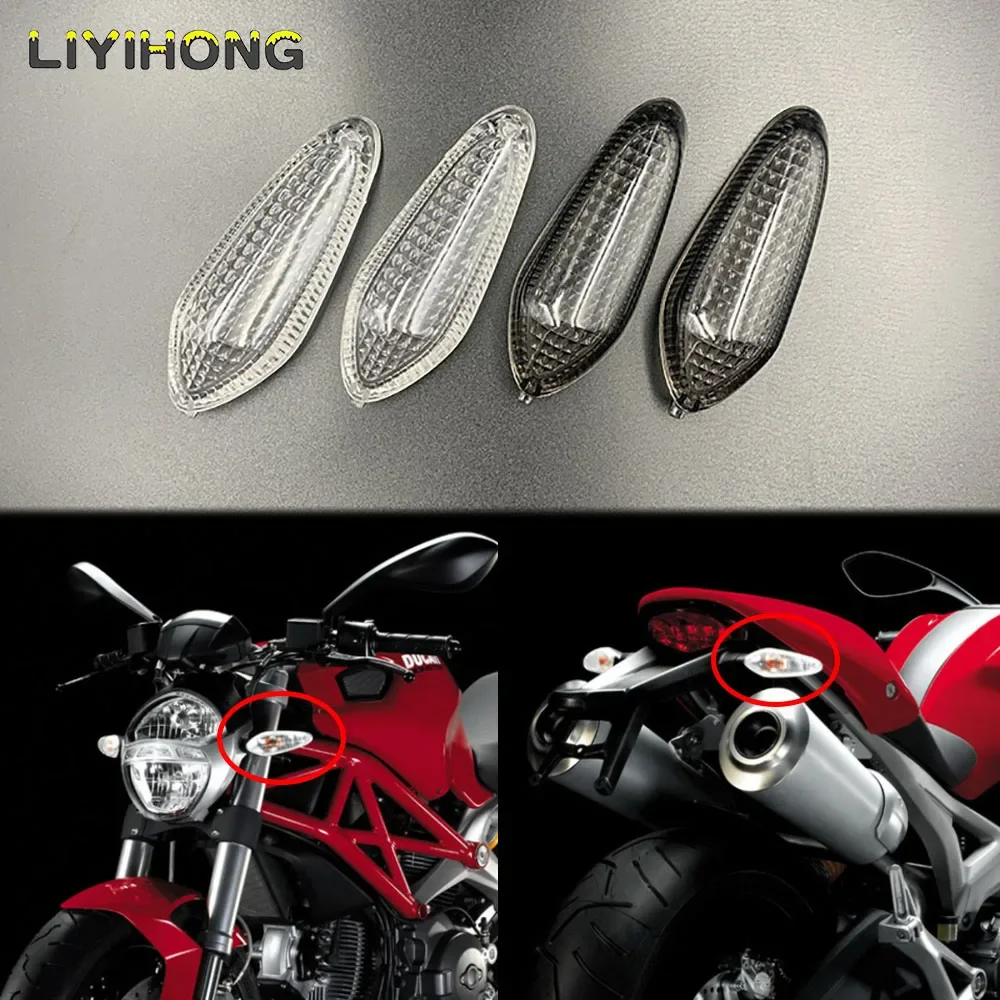 Turn-Signal-Light-Lamp-Lens-For-DUCATI-MONSTER-695-696-796-1100-S-EVO ...