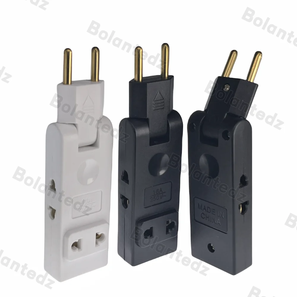 4-in-1-Wall-Outlet-Extension-Eu-Electrical-Socket-180-Degree-Plug ...