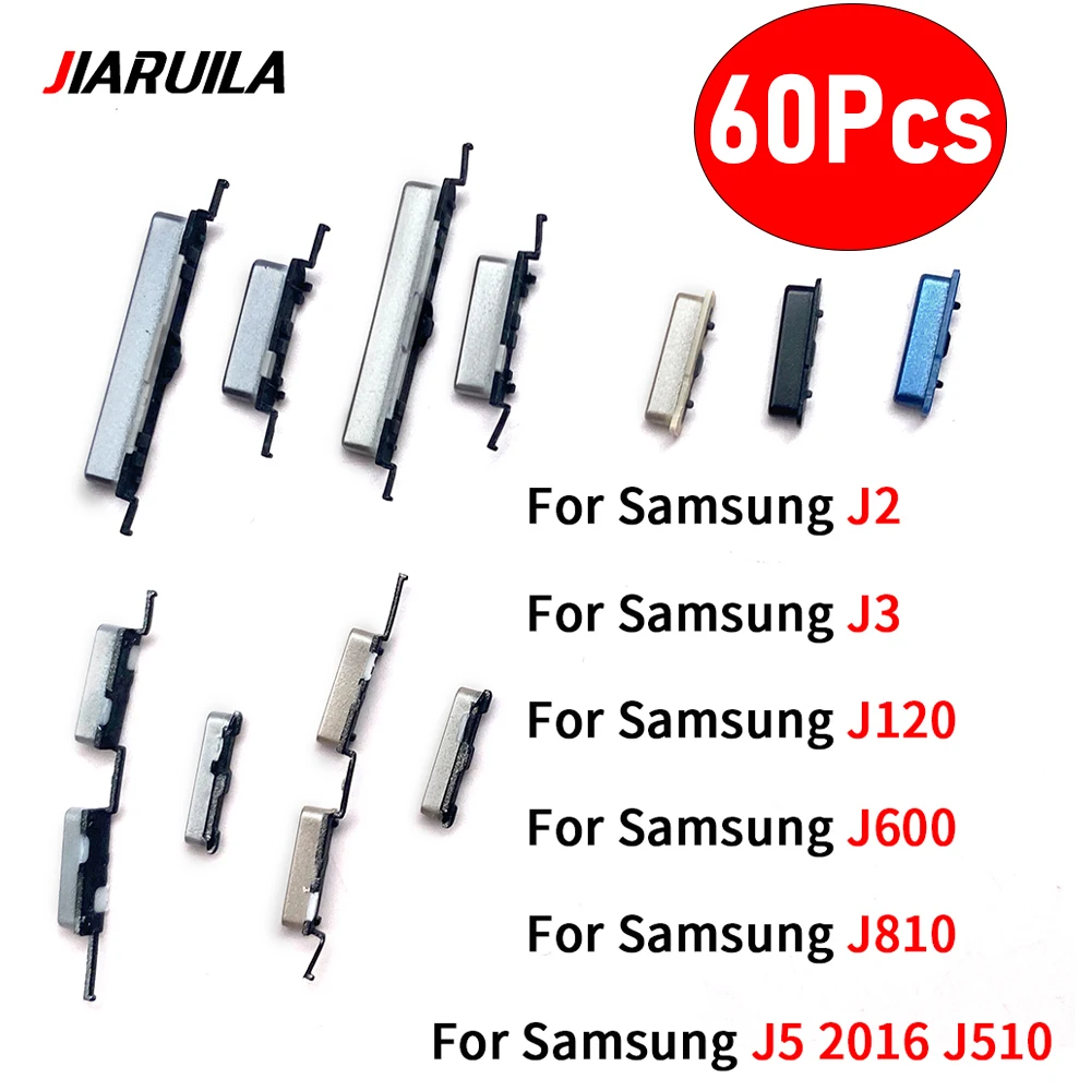 60Pcs-Lot-NEW-Side-Keys-Power-and-Volume-Buttons-Replacement-Parts-For ...