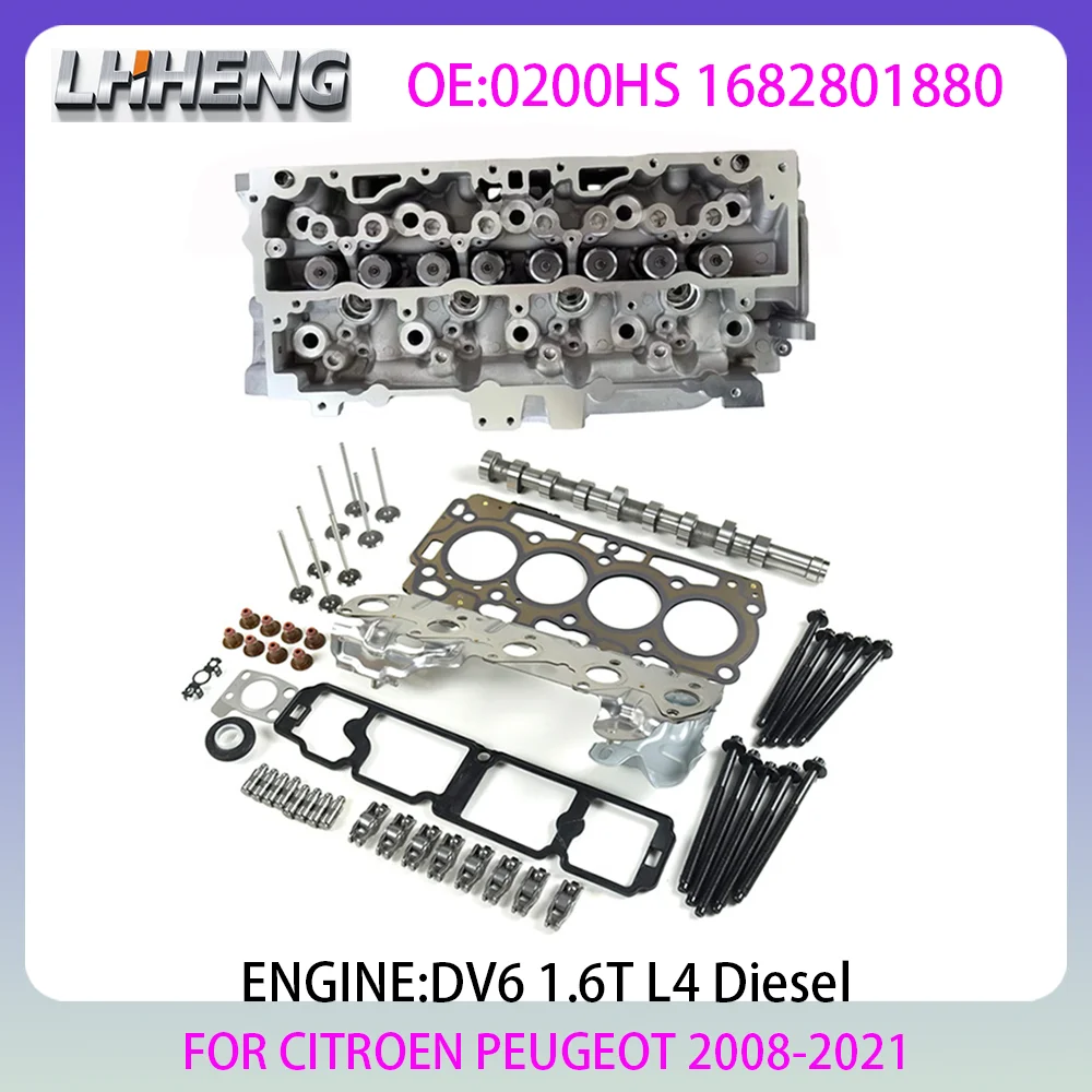 DV6 Engine camshaft cylinder head rebuild kit For CITROEN BERLINGO C3 ...