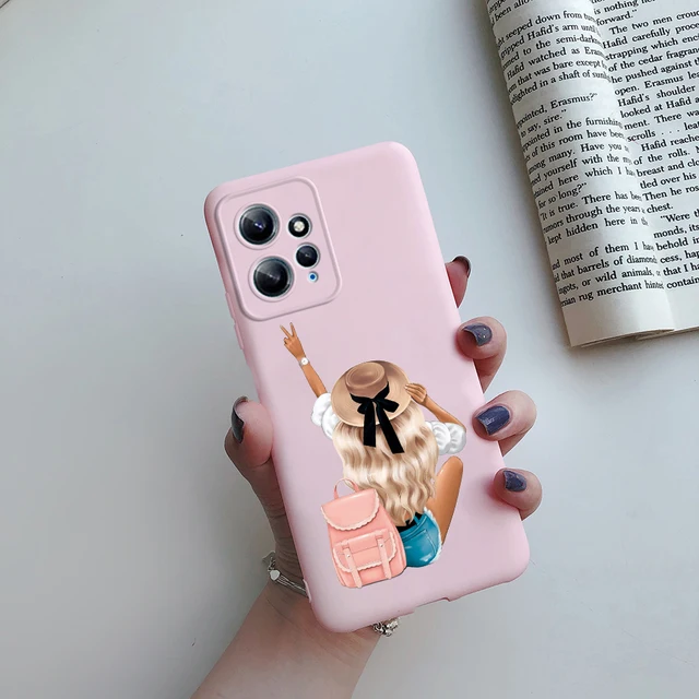 For Redmi Note 12 4G 5G Case Fundas Pretty Girls Soft Silicone Phone ...