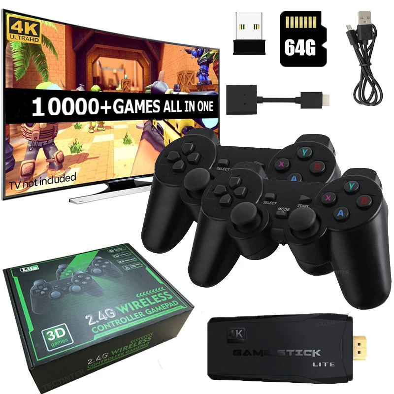 Video Game Console Ingebouwde 10000 Games Voor PS1/Fc/Gba Draadloze ...