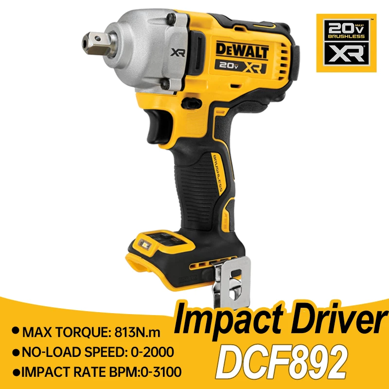 Dewalt 20v Impact Wrench Dcf892 Brushless Cordless 1/2" Compact Three ...
