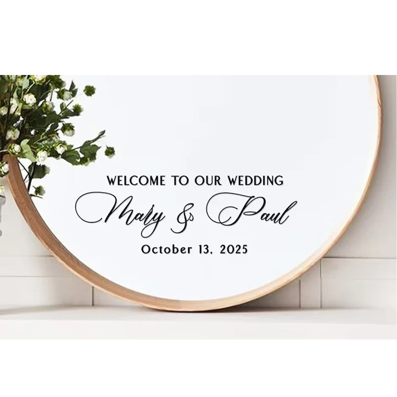 Custom-Wedding-Name-Vinyl-Decal-Personalized-To-Our-Wedding-Mirror ...
