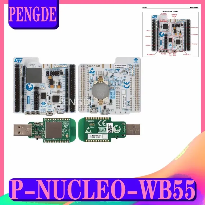Spot P-NUCLEO-WB55 Nucleo-68 using STM32WB55 MCU supports Arduino new ...