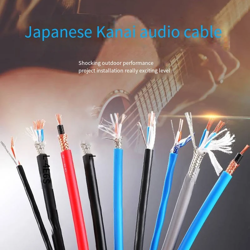 CANARE-2-4Core-Audio-Signal-Cable-25-24-23-18-AWG-Guitar-Microphone-RCA ...
