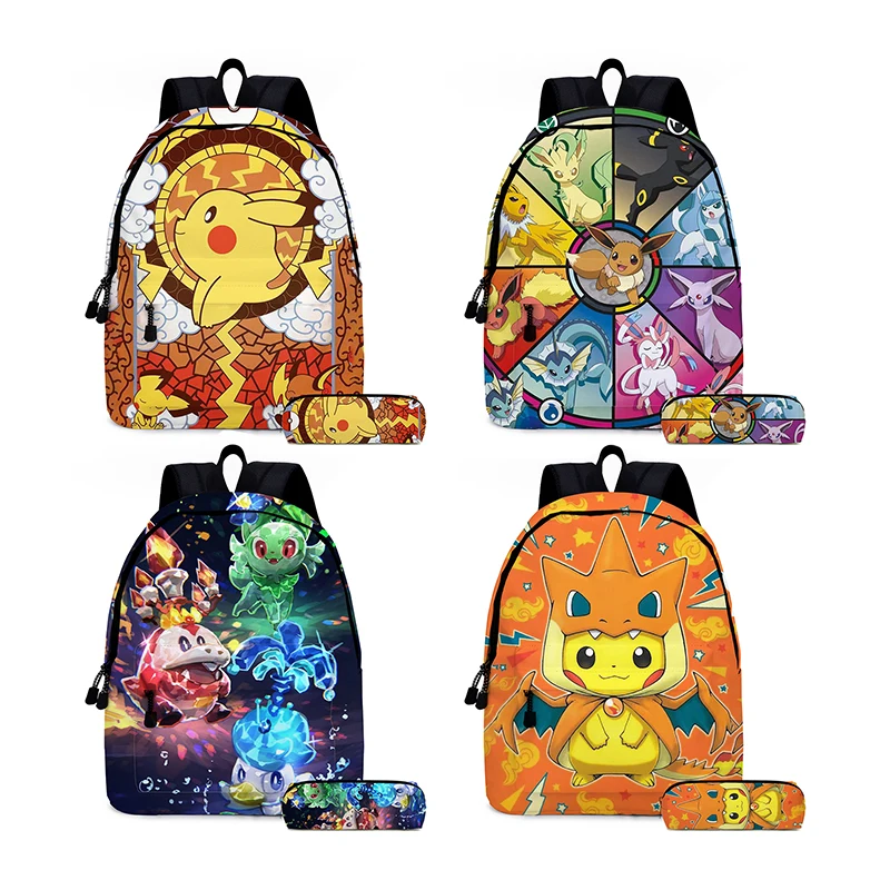 Pokemon-Backpack-Pikachu-Study-Stationery-Toy-Lunch-Heat-Preservation ...