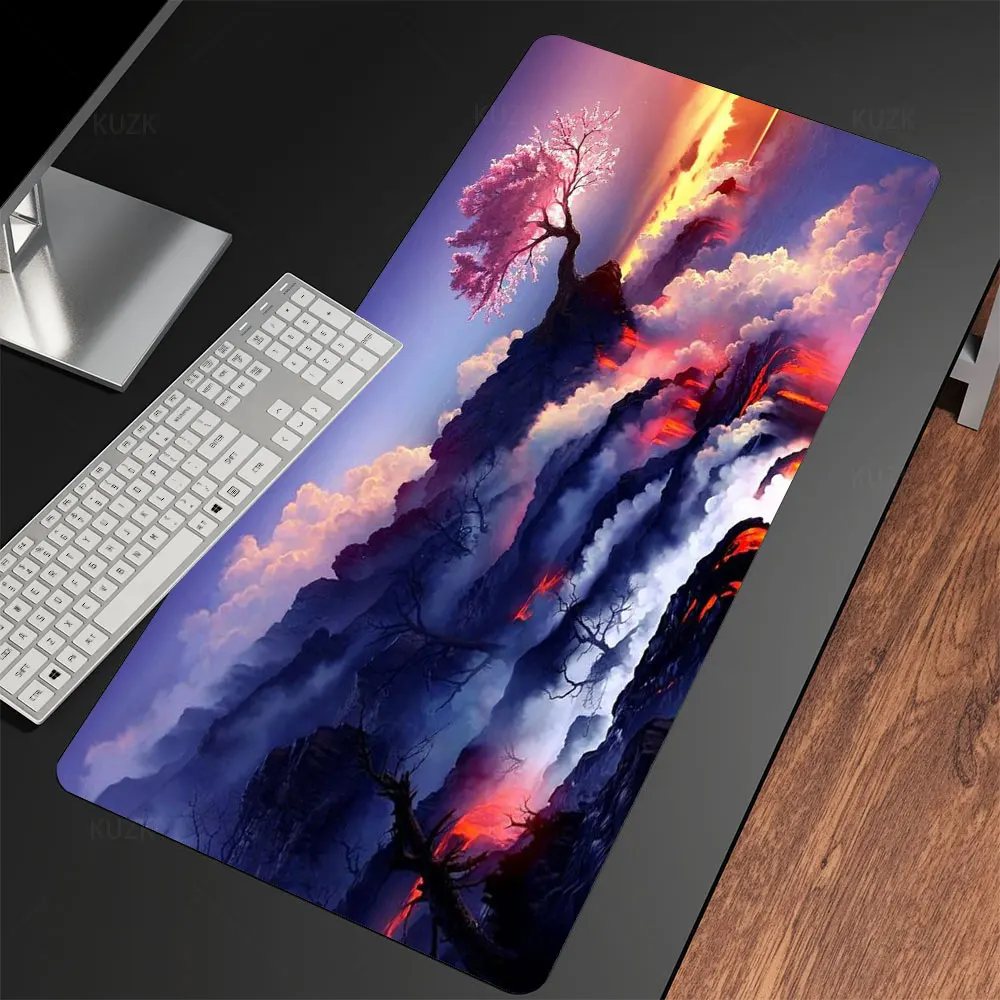 Cherry-Blossom-Tree-Mouse-Pad-Large-Computer-Keyboard-Pad-New-Gaming ...