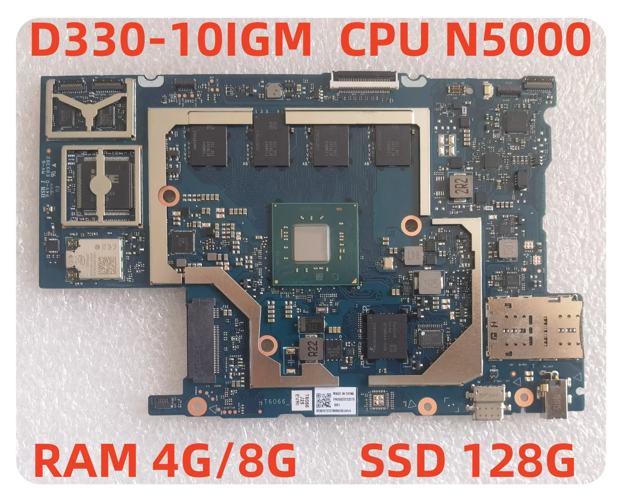 Lenovo Ideapad D330 10IGM Computer Motherboard 81h3 HSB JMV 6 E89382 ...