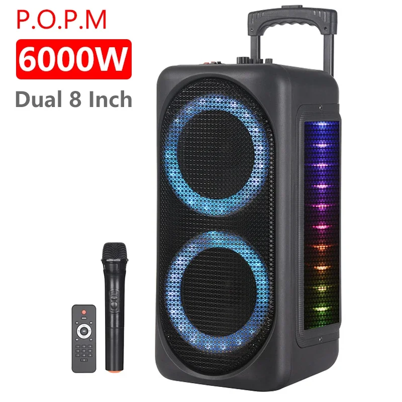 6000W-Peak-Power-Bluetooth-Speaker-Outdoor-Portable-Soundbox-LED-Light ...