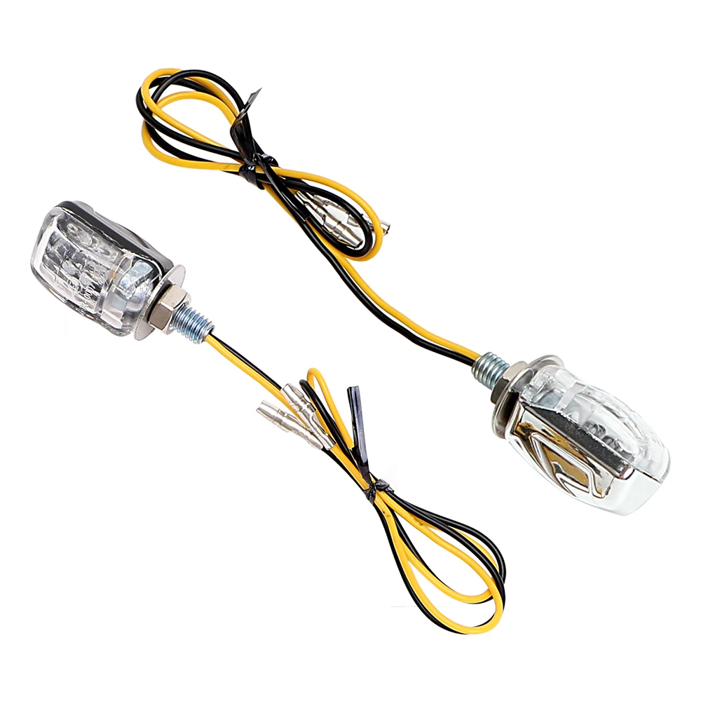 A-pair-12V-Indicator-Blinker-6-LED-Motorcycle-Bike-Amber-Mini-Turn ...