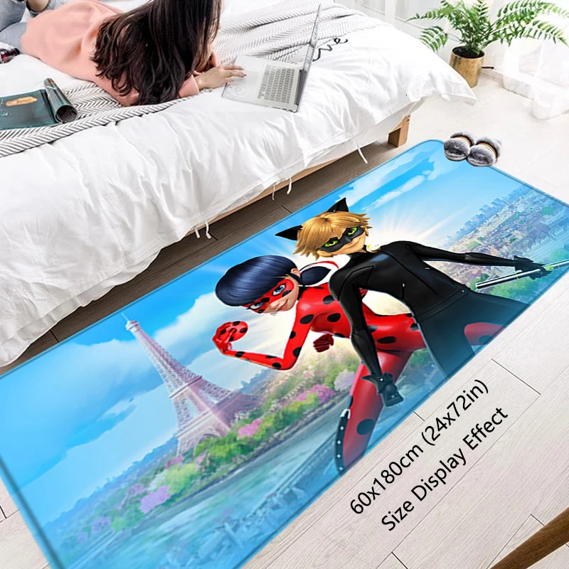 Children-Room-Rugs-Ladybug-Carpets-Entrance-Doormat-Kawaii-Rug-Floor ...