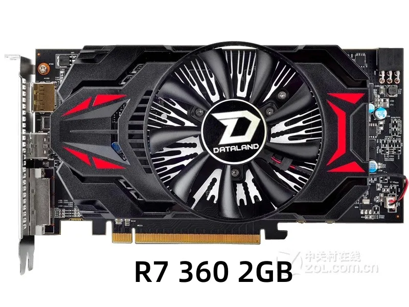 Dataland – Carte Vidéo Amd Radeon R7 360, 2 Go Gddr5, Processeur Vidéo ...