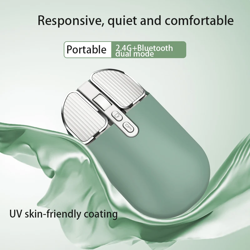 M203-Wireless-Mouse-Bluetooth-Dual-Mode-Silent-Girls-Cute-Pink-Laptop ...