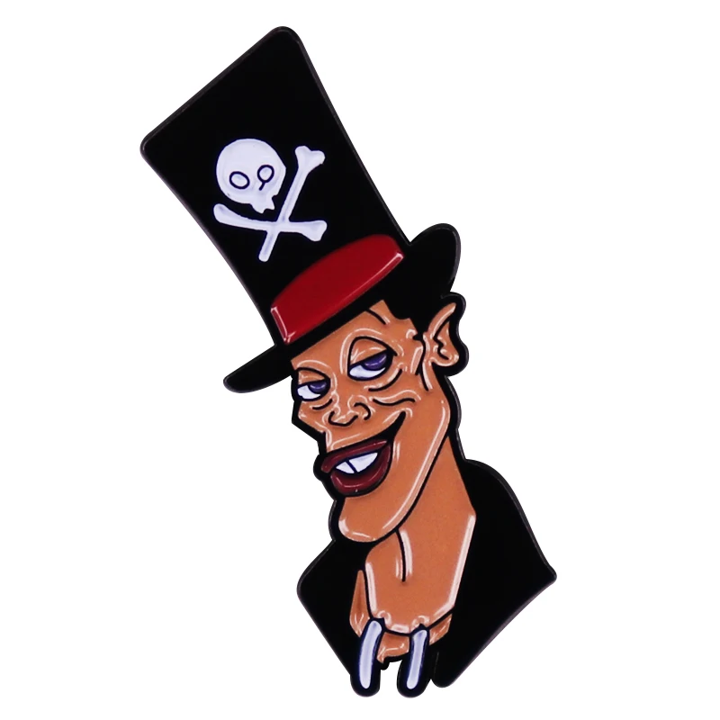 Princess-nn-Frog-Evil-Guy-skull-hat-The-Shadow-X-Man-Enamel-Pin-Cartoon ...