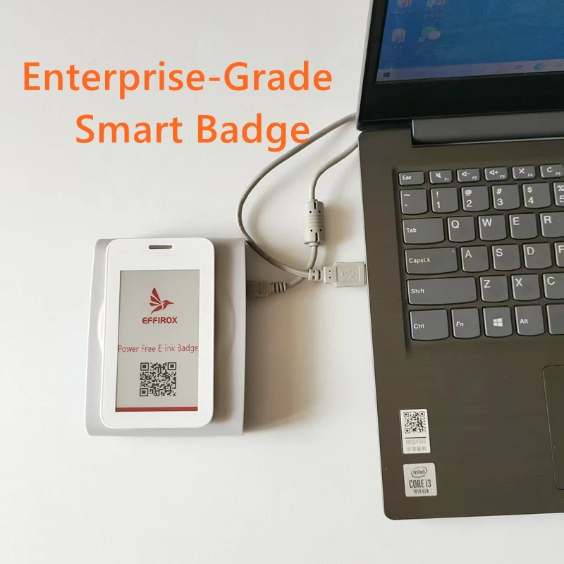 Eink Epaper Badge Electronic badge Employee ID card Powerless Digital ...