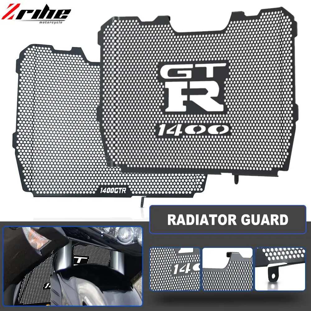 For-Kawasaki-1400GTR-2008-2023-Motorcycle-Radiator-Grille-Grill-Guard ...
