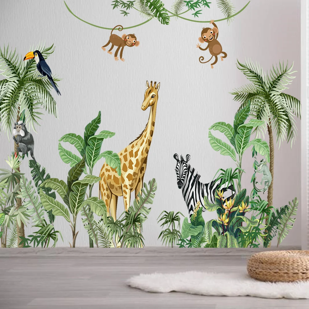 Large Jungle Wall Stickers
