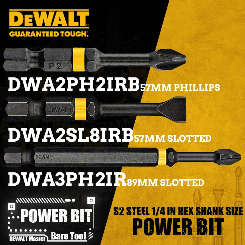 DEWALT DWA2SL8IRB DWA2PH2IRB DWA3PH2IRB broca de potencia de impacto ...
