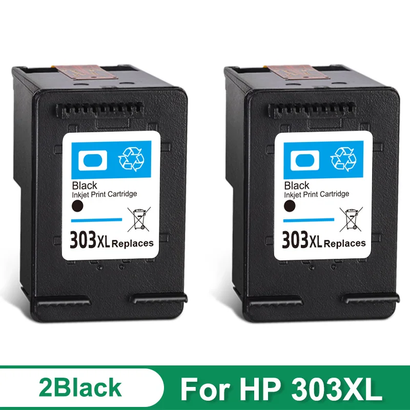For-HP303-Black-Ink-Cartridge-303XL-For-HP-Envy-Photo-6220-6222-6230 ...