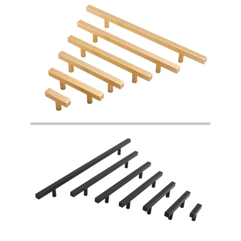 Cabinet-Pulls-Black-Golden-Modern-Square-T-Bar-Diamter-Kitchen-Bathroom ...