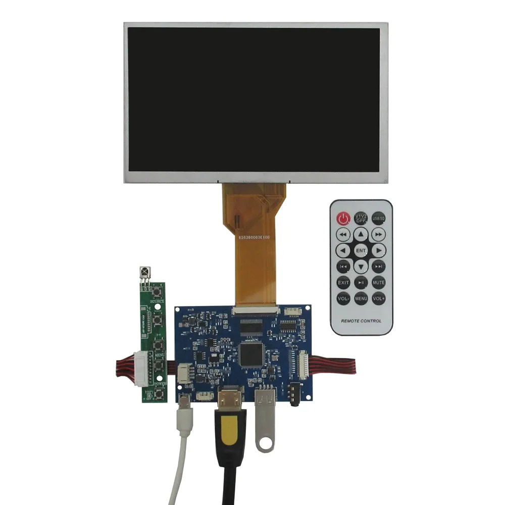 7-Inch-800-480-LCD-Screen-Display-Driver-Control-Board-Portable ...