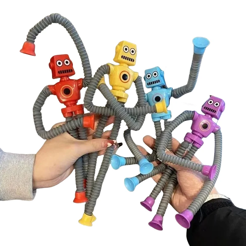1Pcs-Suction-Cup-Robot-Funny-Telescopic-Stretch-Fidget-Toy-Stress ...