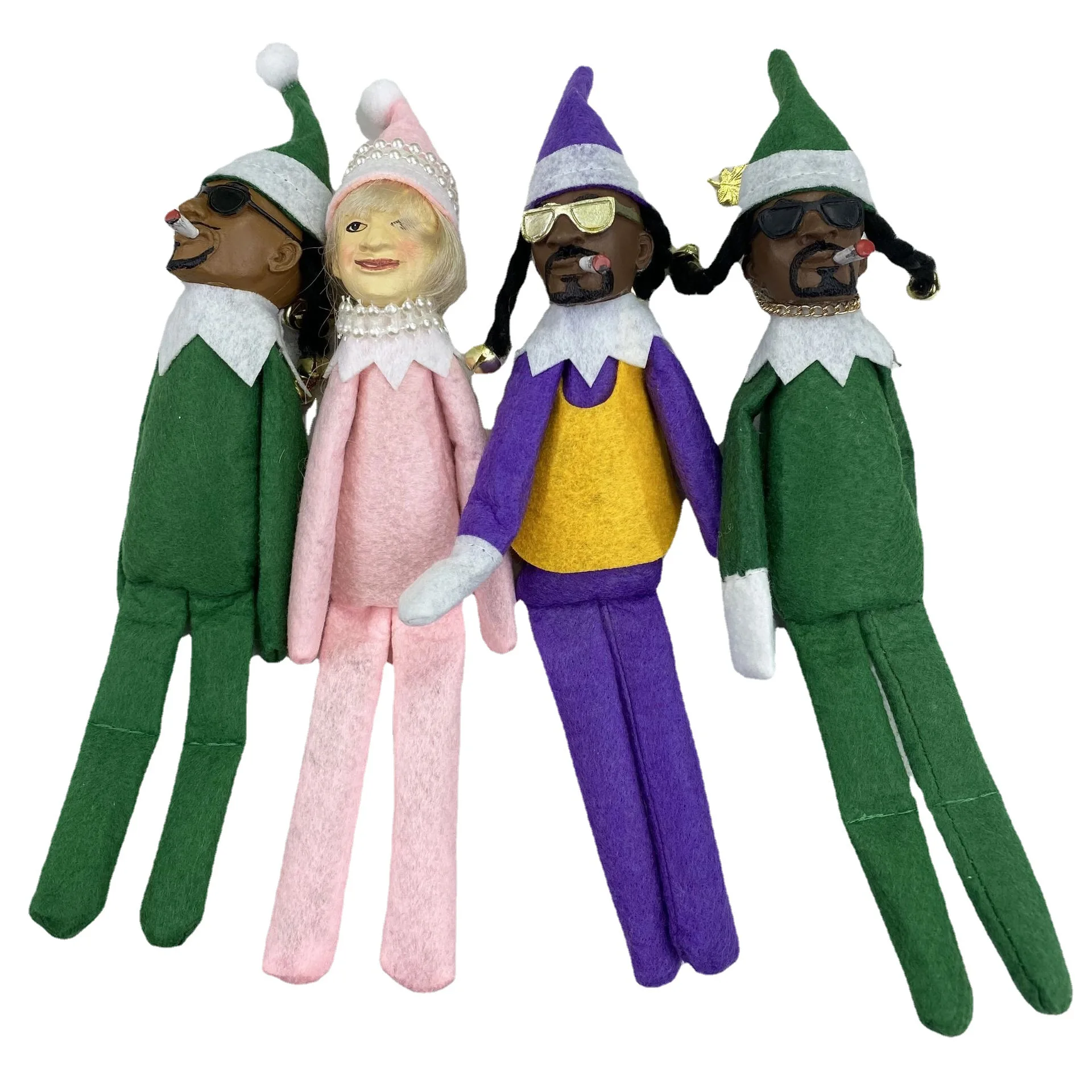 Snoop-on-A-Stoop-Hip-Hop-Lovers-Christmas-Elf-Behaving-Badly-Plush-Toy ...