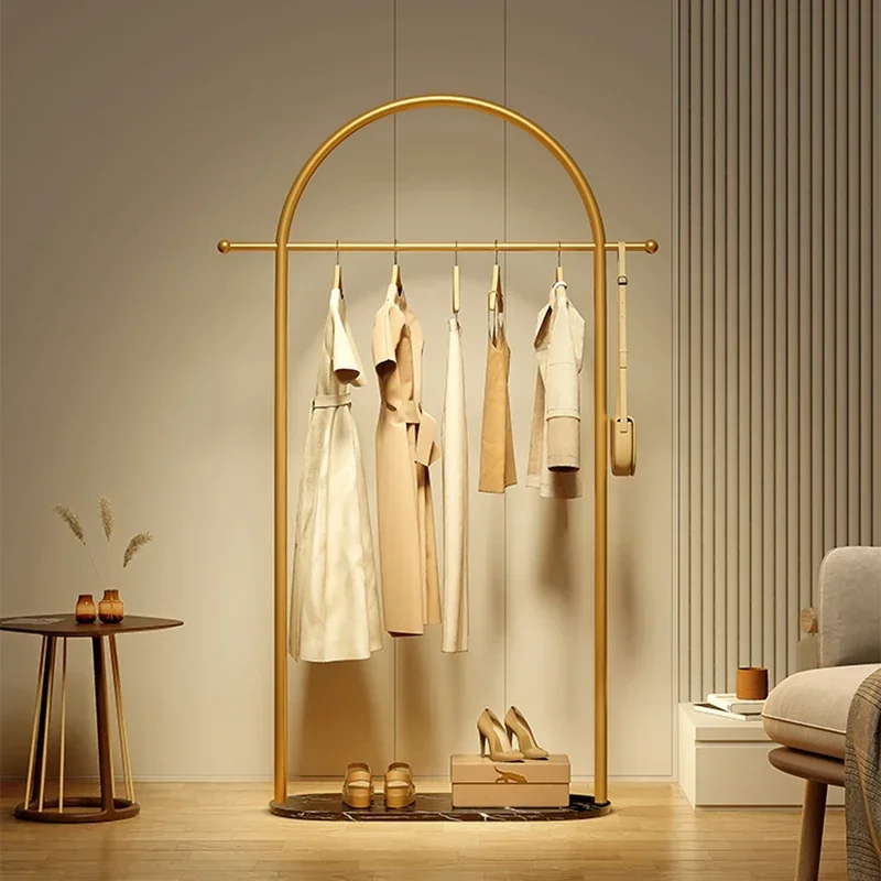Aesthetic-Minimalist-Clothes-Rack-Metal-Standing-Girls-Designer-Display ...
